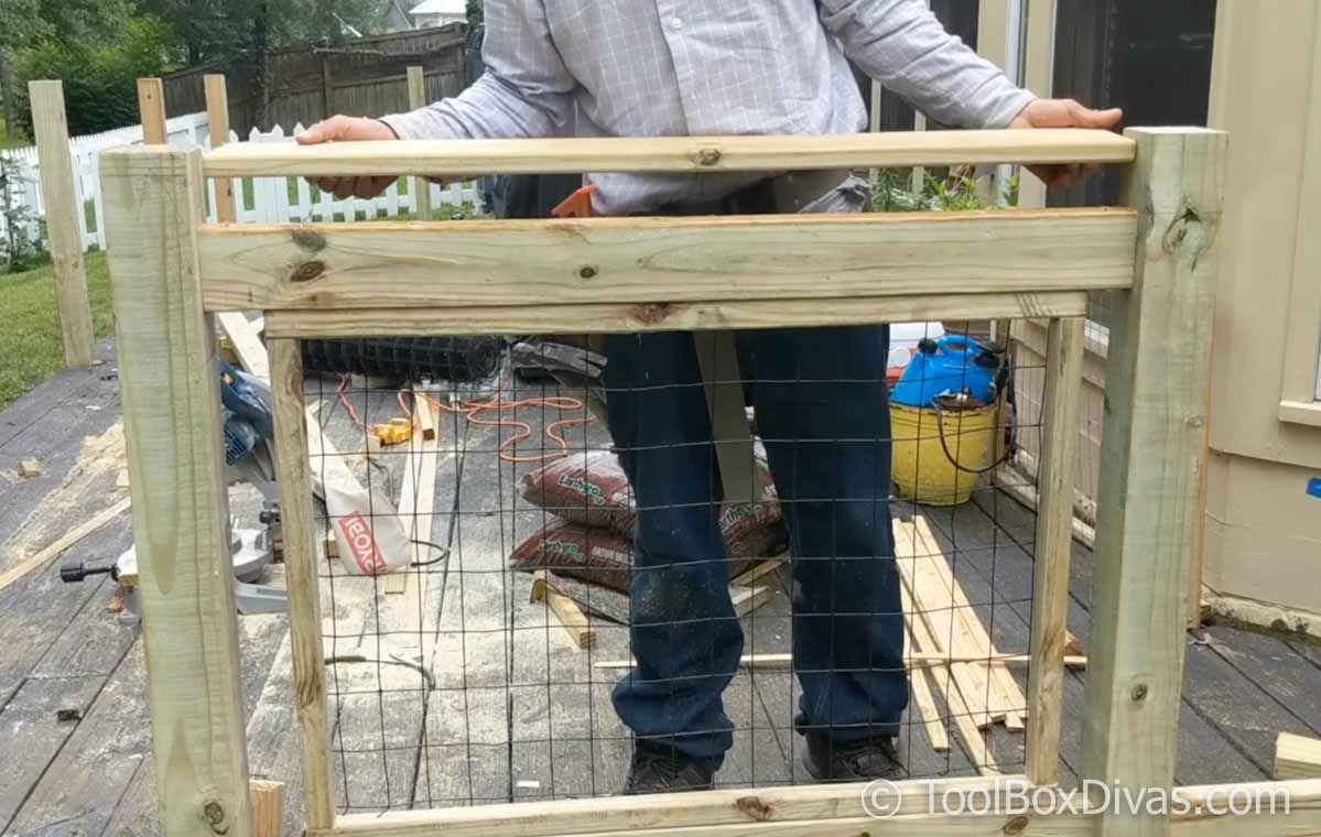How To Easily Build and Install Deck Railing - ToolBox Divas