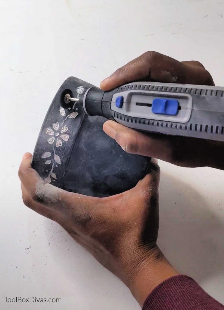 How to Etch a Terra Cotta Pot in 4 Simple Steps - ToolBox Divas